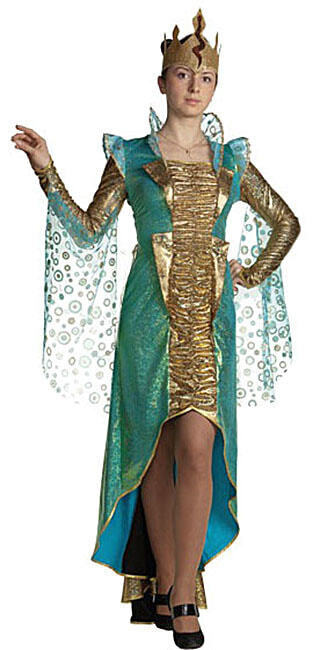 Костюм карнавальный женский Batik 1123 зеленый 44 RU