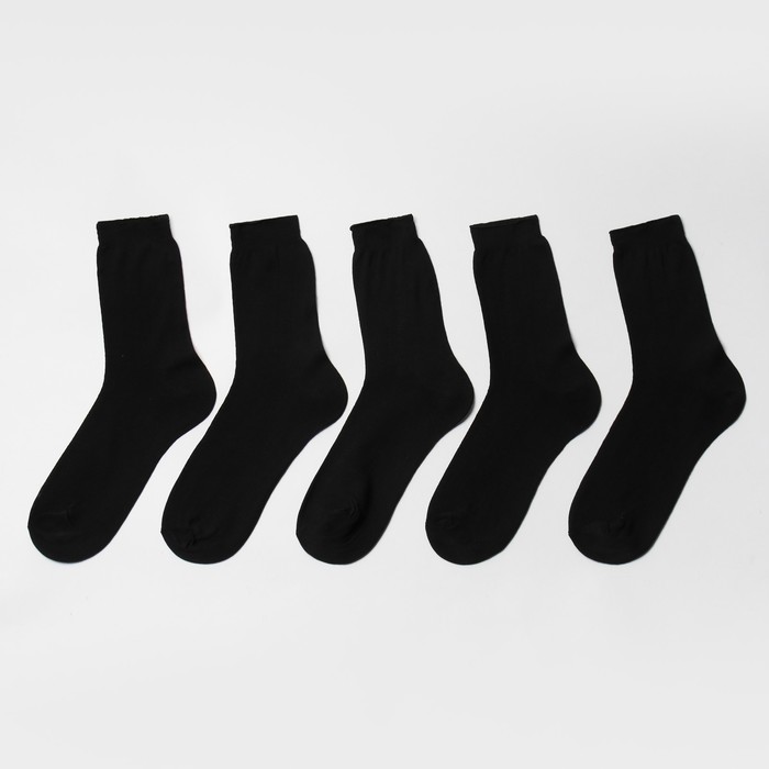 Комплект носков мужских ПИЛОТ 9882454 черных 29