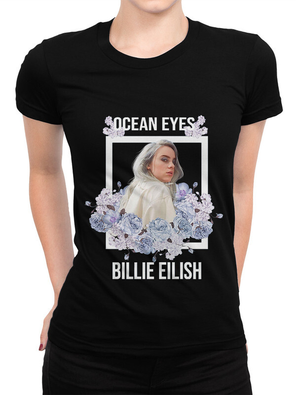 Футболка женская Design Heroes Billie Eilish черная XL