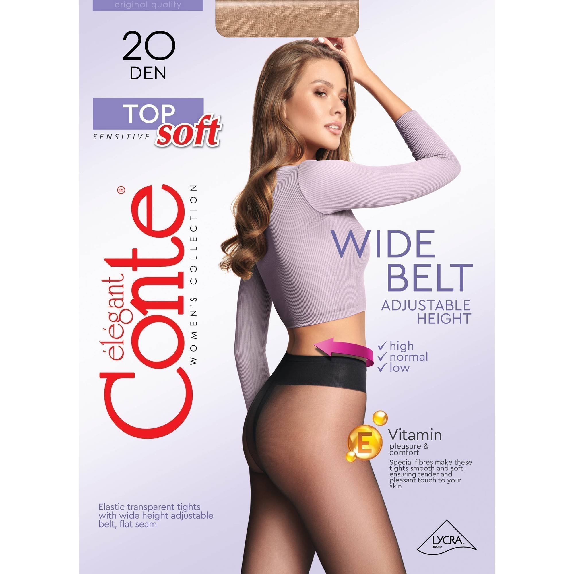 Колготки женские Conte TOP SOFT 20 серые 4