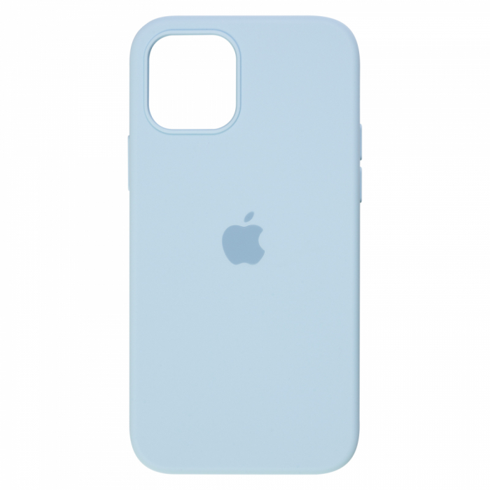 Силиконовый чехол для iPhone 12 Pro Max (Сизый)