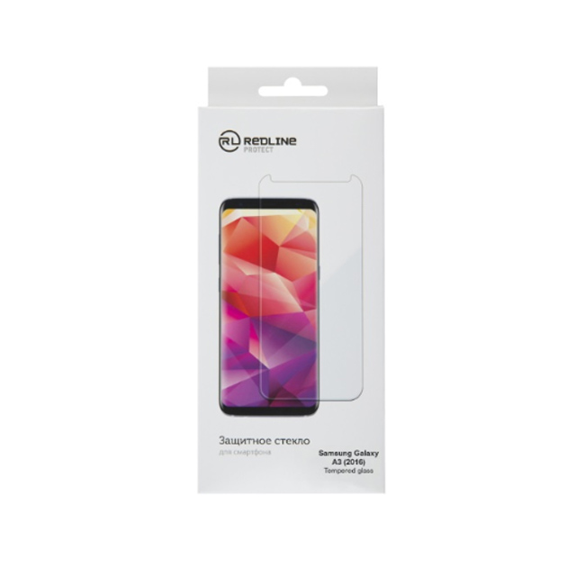 Защитное стекло для смартфона Red Line для Samsung Galaxy A3 (2016)