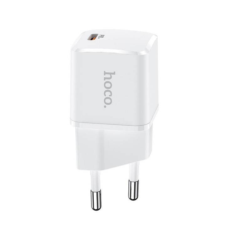 Сетевое зарядное устройство USB-C Hoco N10 (3A/PD) <белый>