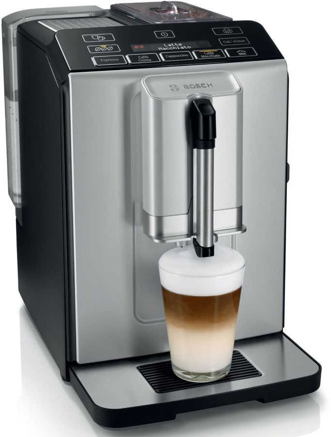 Автоматическая кофемашина Bosch TIS30321RW, черный, серебристый