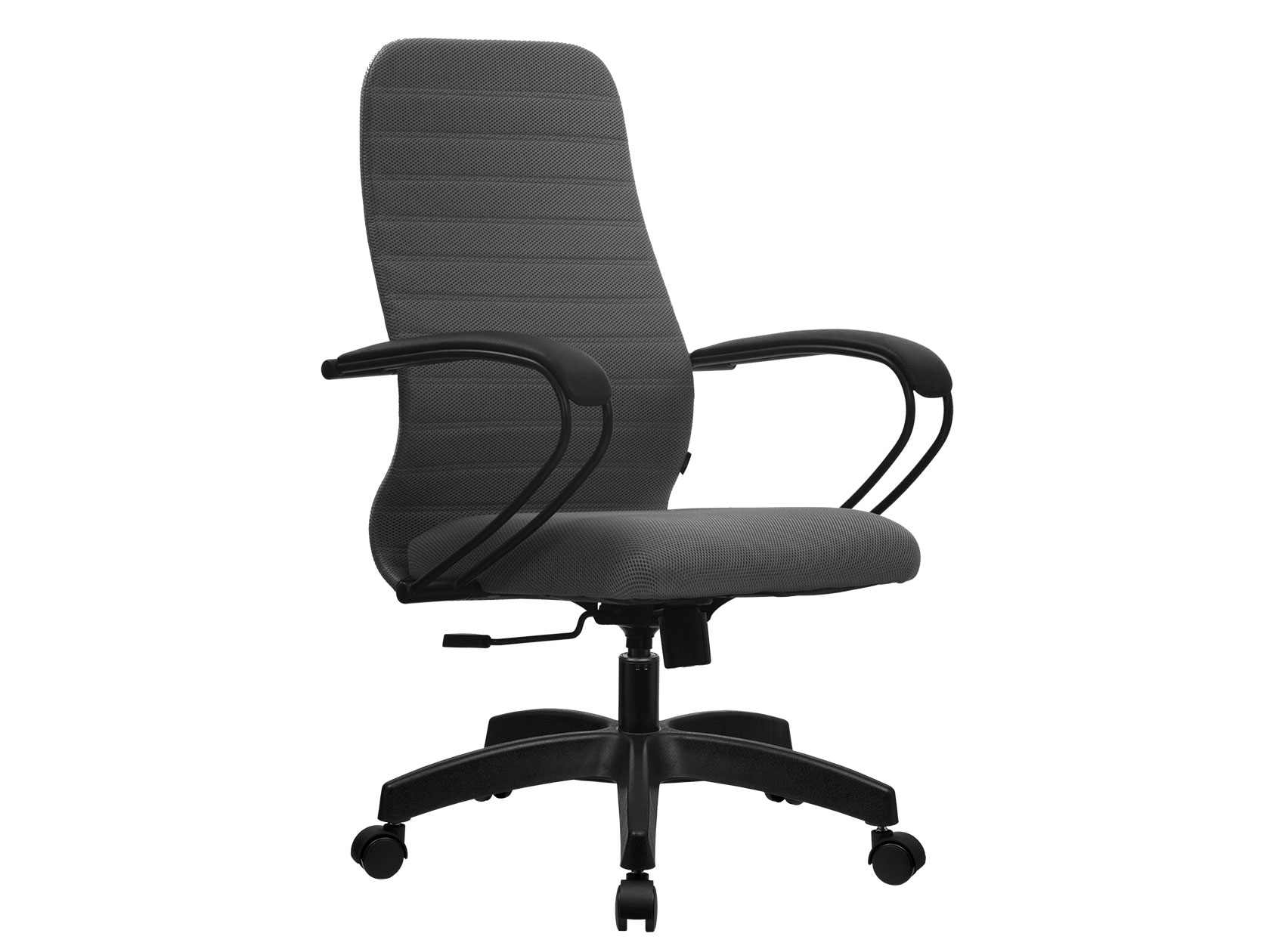 Кресло компьютерное SU-C-10/подл.130/осн.001 Темно-серый/Темно-серый