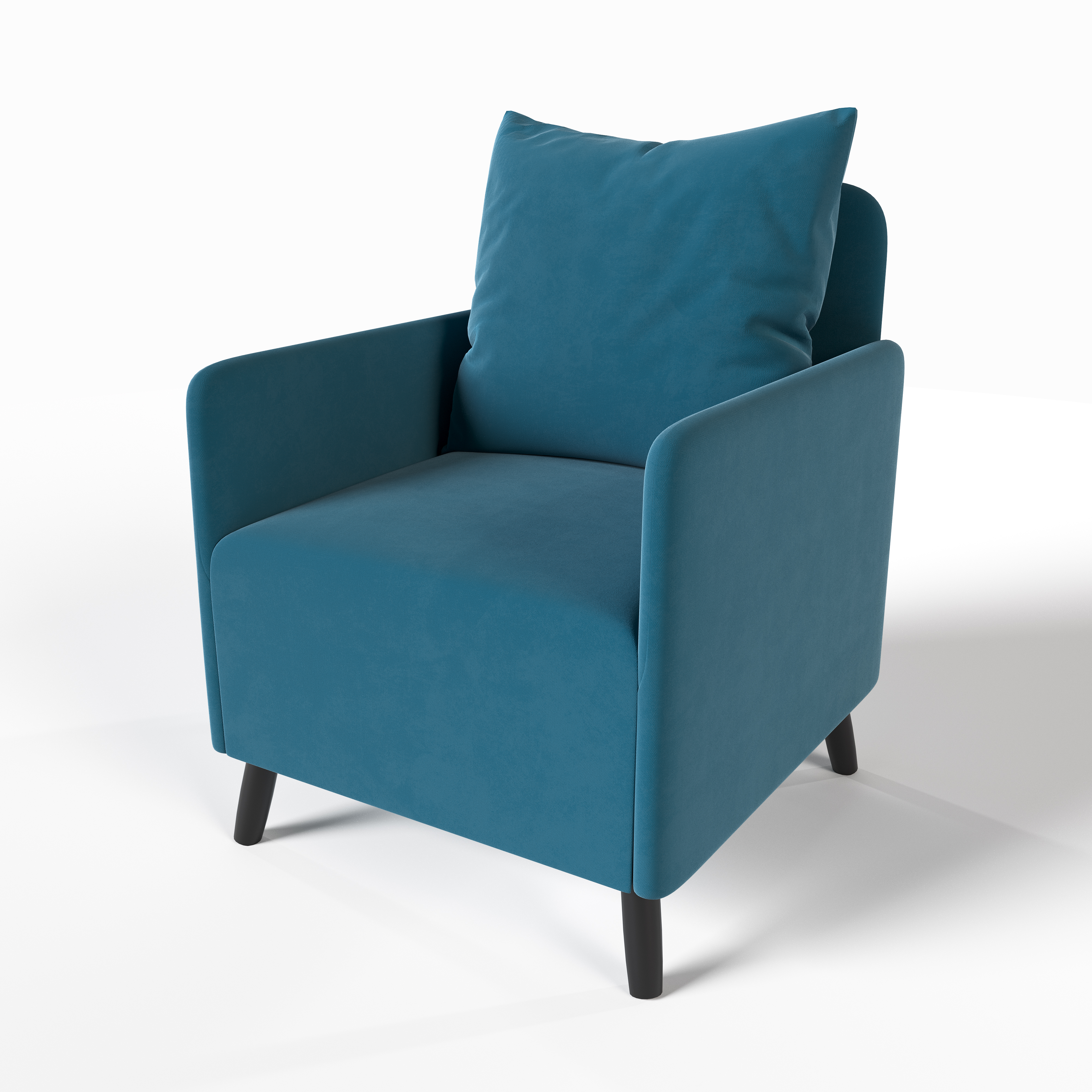 Кресло, SALON TRON, Будапешт синее, 68х72х85