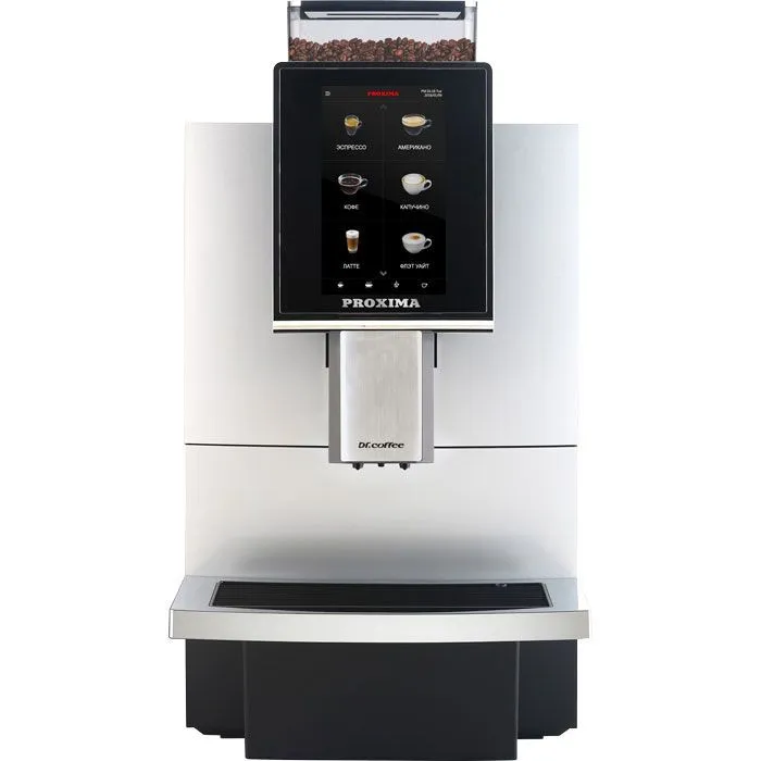 Кофемашина автоматическая Dr.coffee F12 Plus серебристый