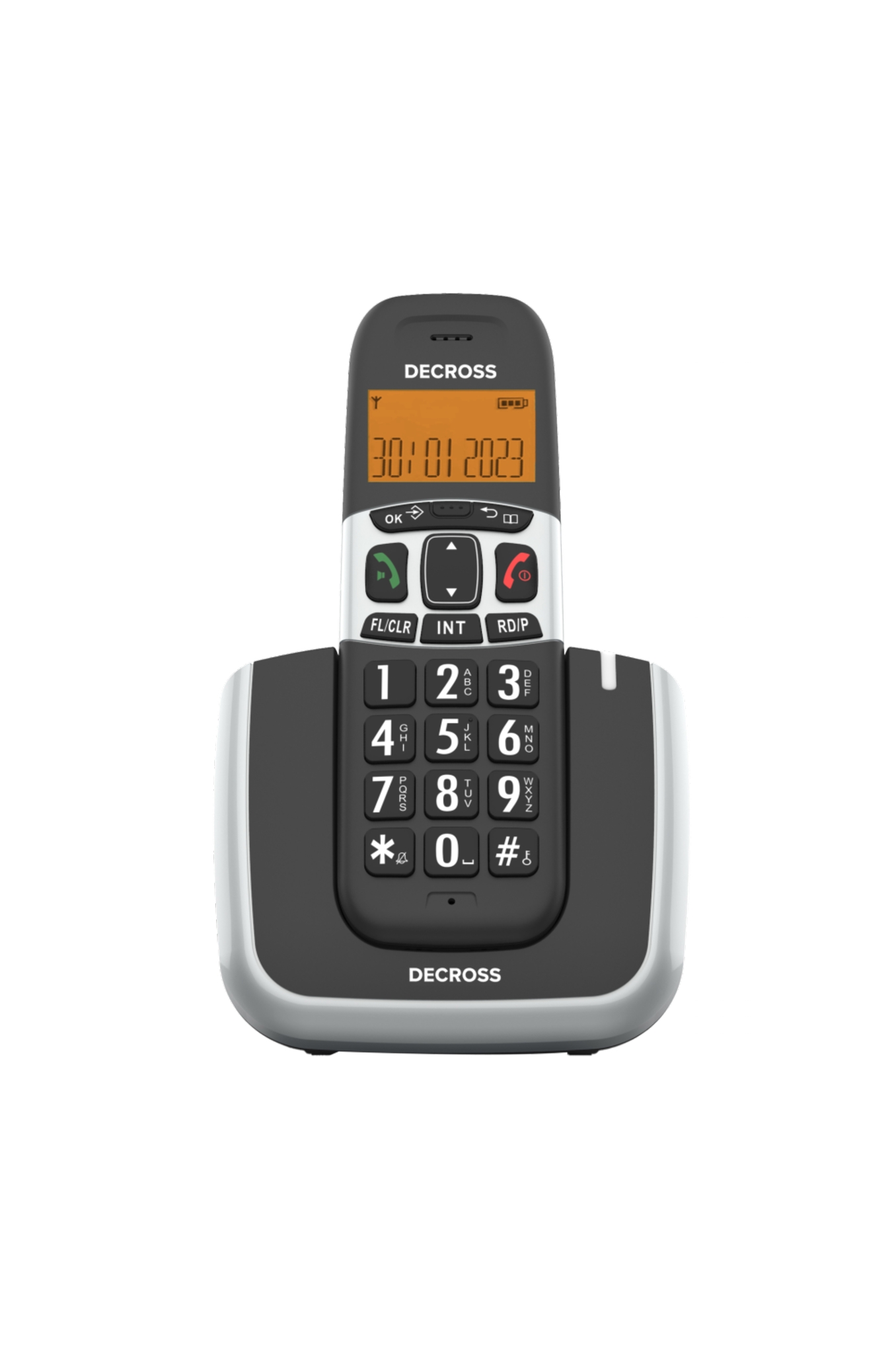 DECT телефон Decross DC1004 черный