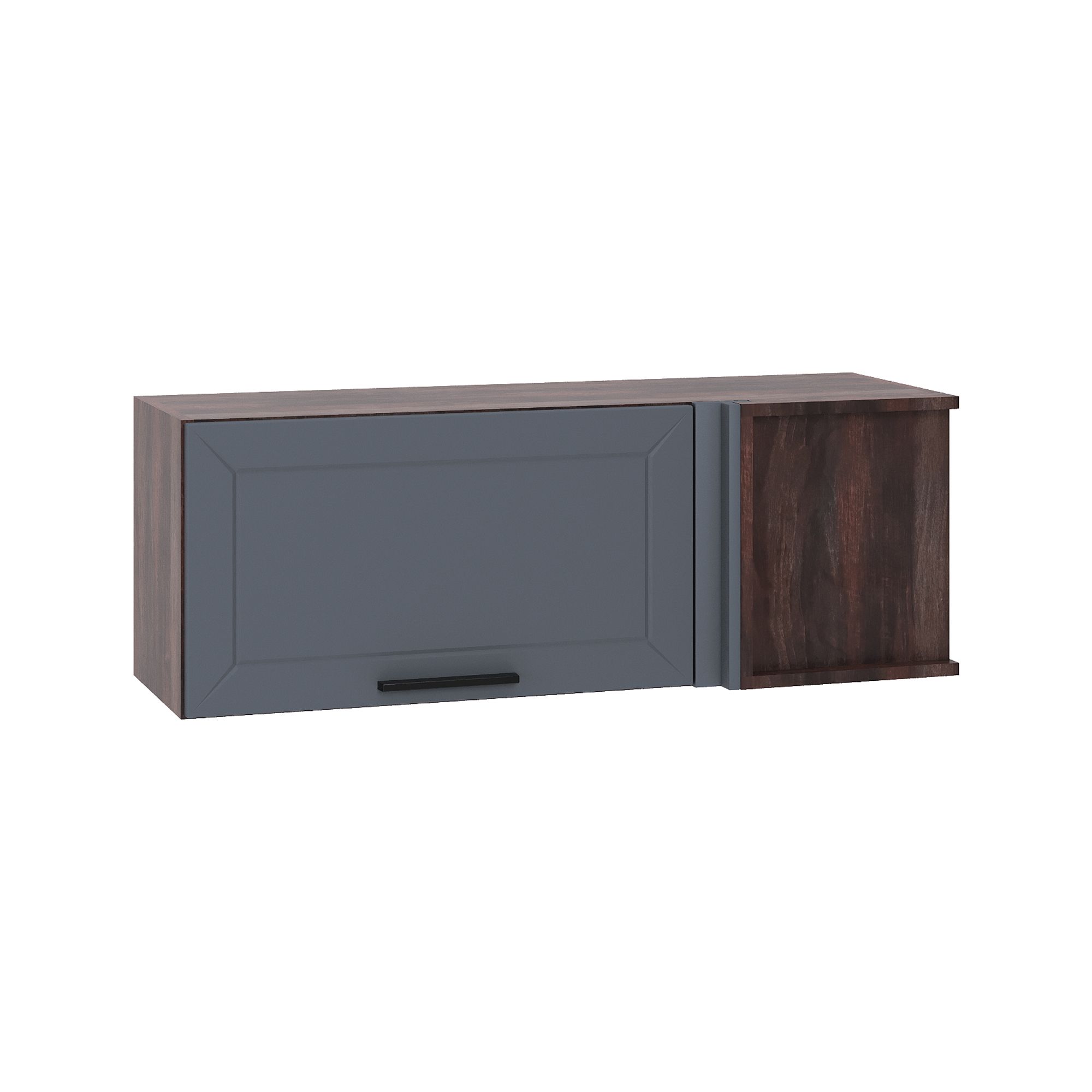 Кухонный модуль настенный Сурская мебель Глетчер 100x35x35,8 см угловой горизонтальный