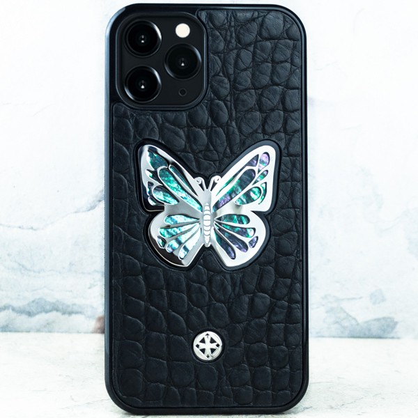 Чехол iPhone 13 Pro - Euphoria HM Butterfly miniCROC - Euphoria HM Premium