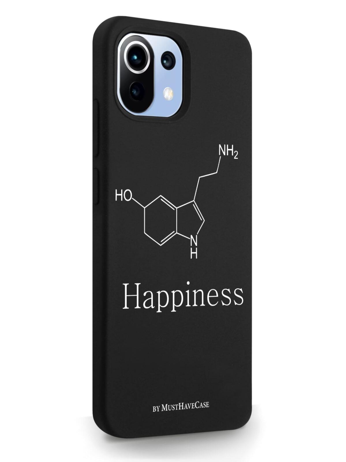 Чехол MustHaveCase для Xiaomi Mi 11 Lite Молекула счастья черный