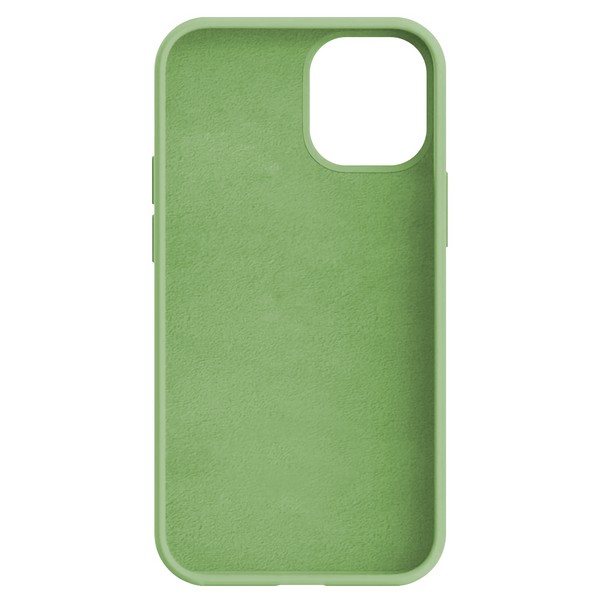 Чехол Krutoff Silicone Case для iPhone 12 mini (Айфон 12 мини), светло-зеленый