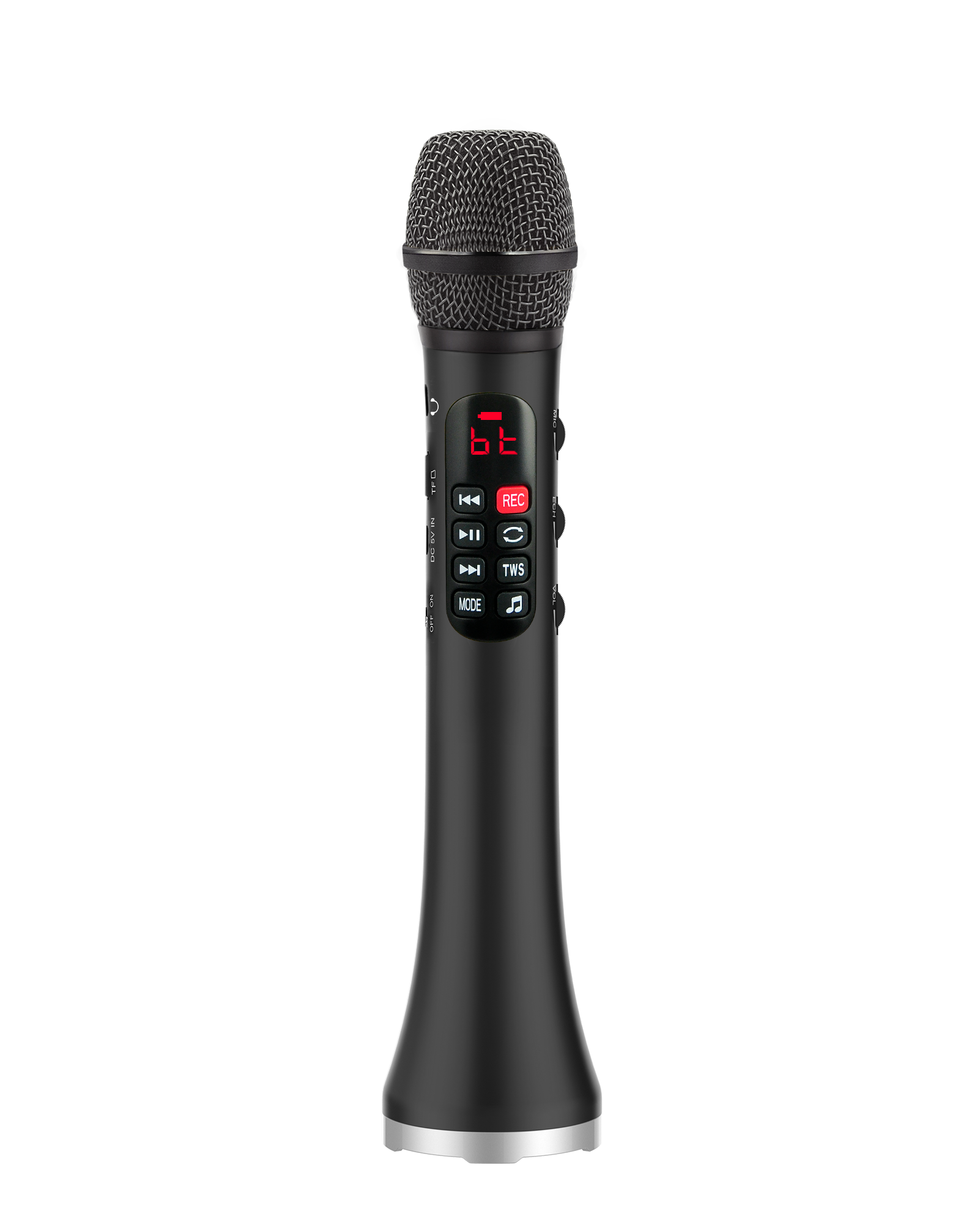 Профессиональный караоке-микрофон L-1038DSP 25w, розовый