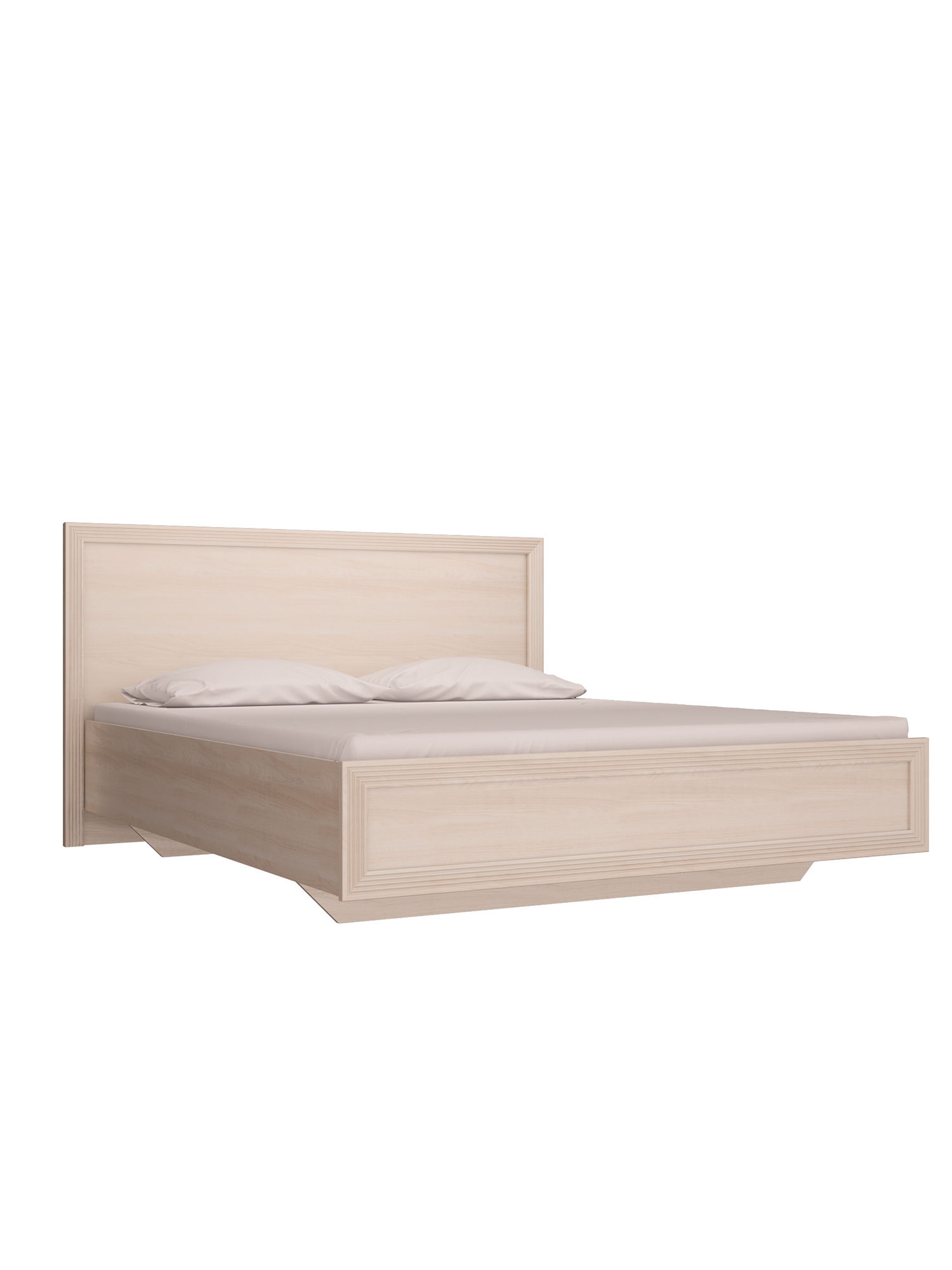 Двуспальная кровать Beneli Орион, Ясень шимо перламутровый, 160х200 см