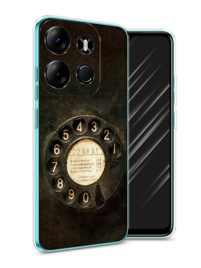 Чехол Awog на Tecno Spark Go 2023"Старинный телефон"