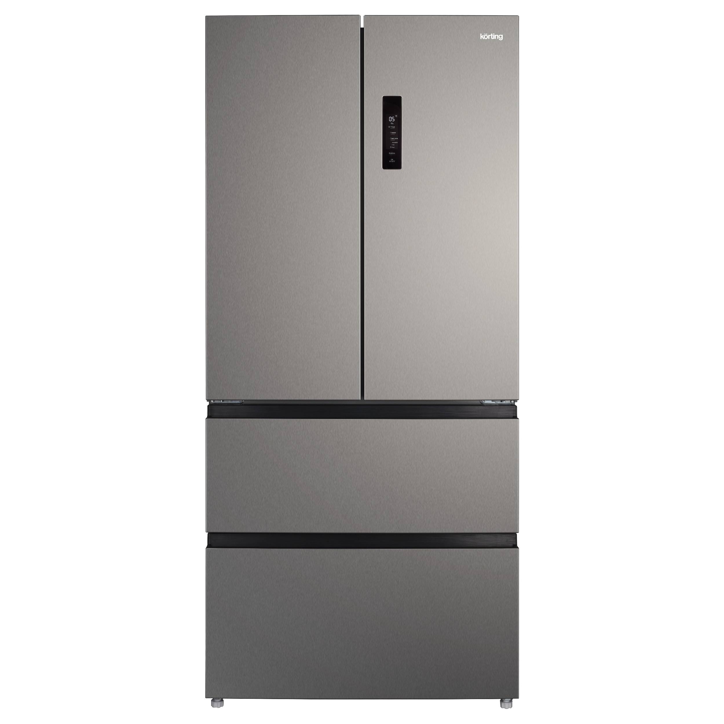 Холодильник Korting KNFF 82535 X серебристый; серый