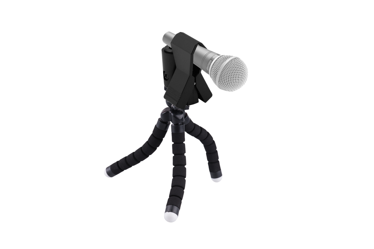 Держатель прищепка на стойке для микрофона DP-FLM-38 с гибкими ножками