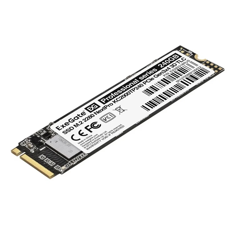 SSD накопитель ExeGate KC2000TP240 M.2 2280 240 ГБ (EX282318RUS)