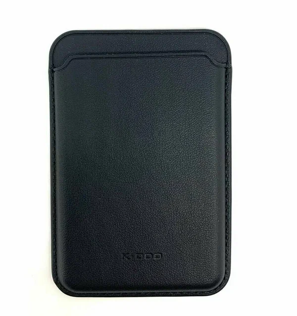 Чехол K-Doo Leather Wallet MagSafe Black