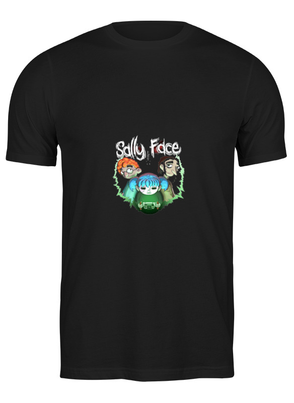 Футболка мужская Printio Sally face (салли фейс) 3705071 черная L