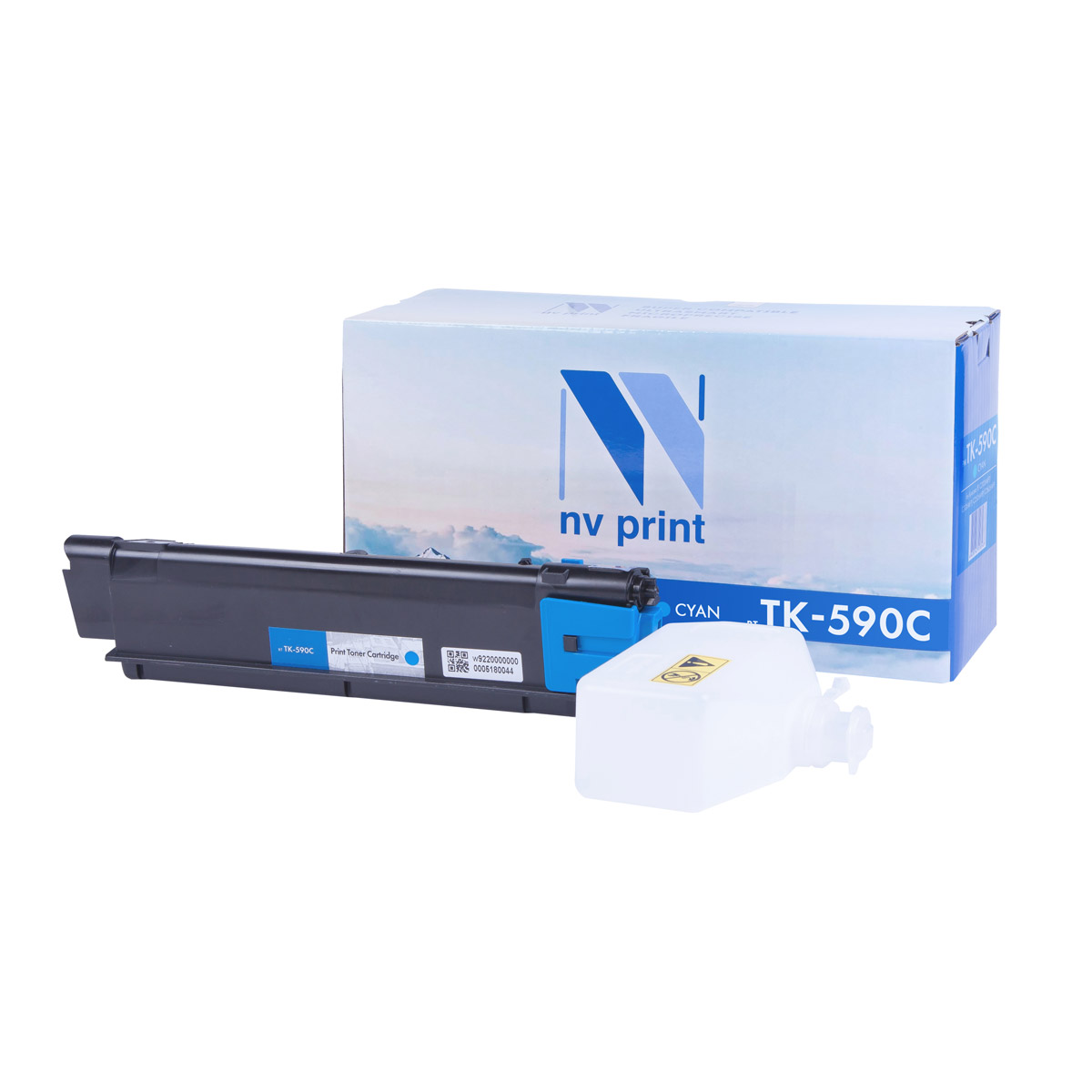 Картридж для лазерного принтера NV Print TK-590C TK-590C Blue, совместимый