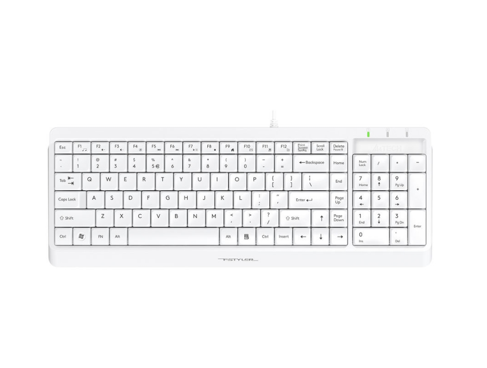 Проводная клавиатура A4Tech Fstyler FK15 White