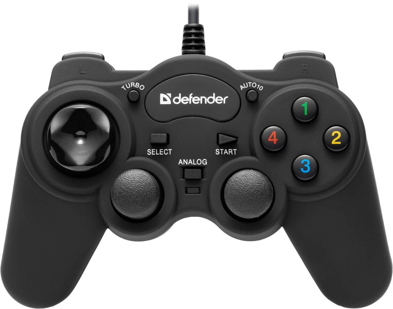 Геймпад Defender Racer TurboRS3 для Playstation 3/Playstation 2 Black (64251)