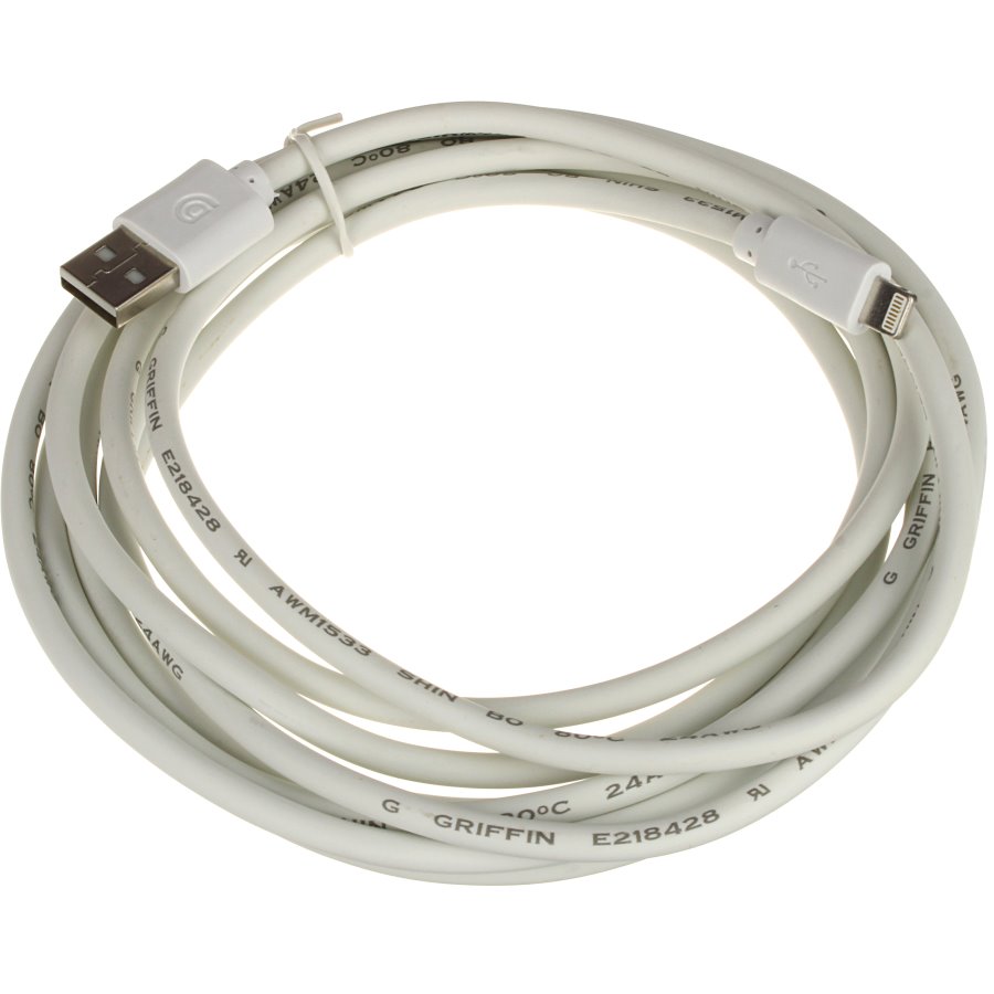 Дата-кабель Radiosfera USB - Lightning 3 м, белый