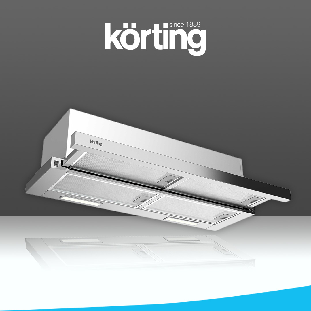 Вытяжка встраиваемая Korting KHP 9815 X серебристый