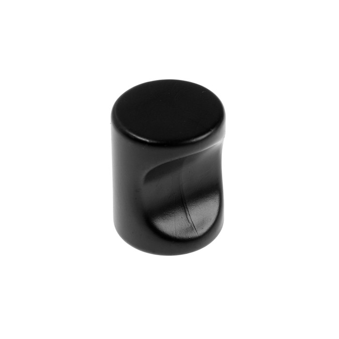Ручка-кнопка CAPPIO, РК102, d=18 мм, пластик, цвет черный