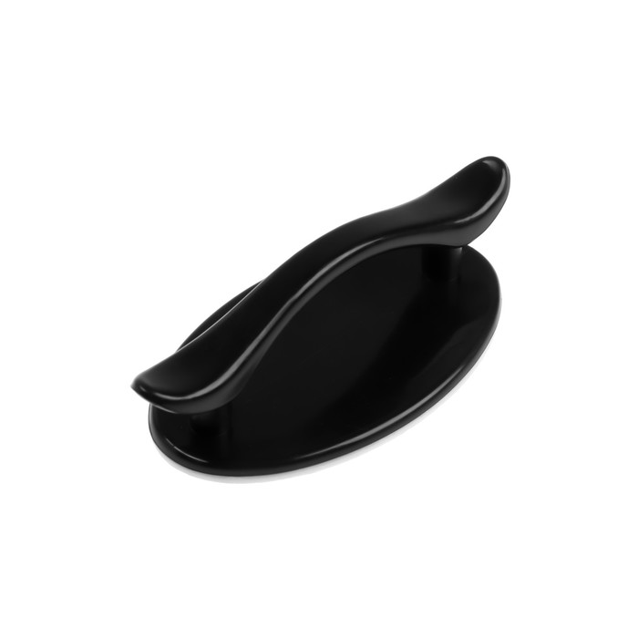 Ручка мебельная самоклеющаяся CAPPIO, L=92 мм, пластик, цвет черный