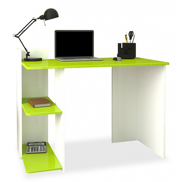 Письменный стол Мебелеф Мебелеф-1, зеленый