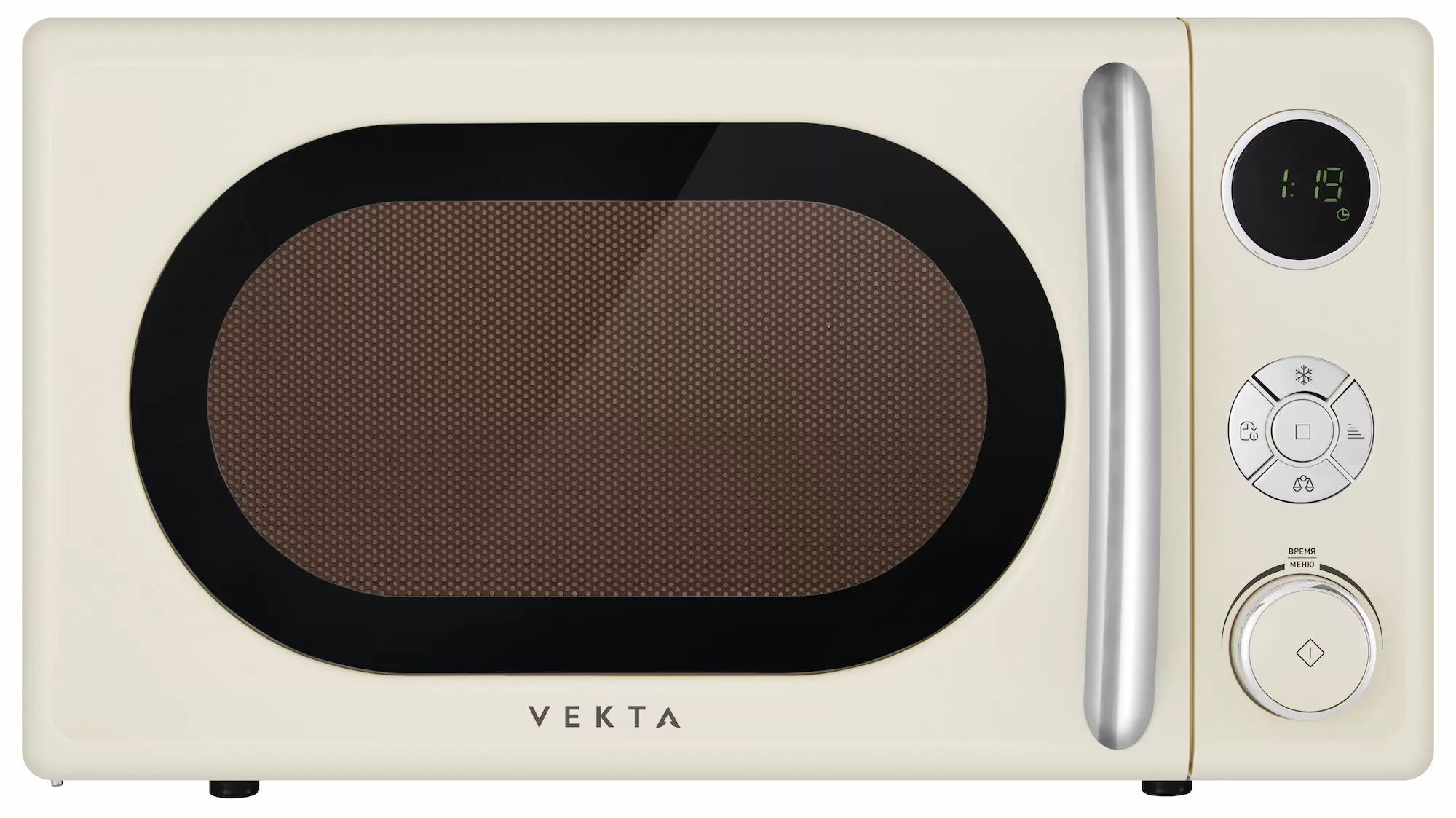Микроволновая печь соло Vekta TS720BRC бежевый