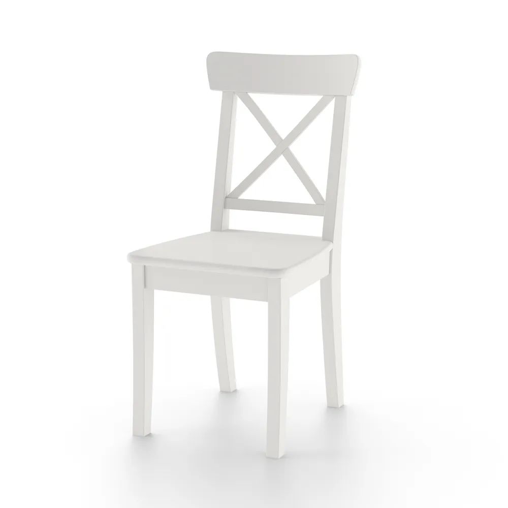 Деревянный стул Гольф белый/ массив сосны М-трейд Гольф Z-07 ИнгZ-07 белый