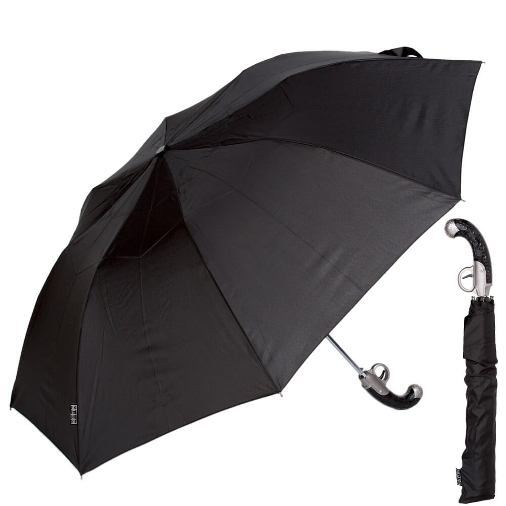 Зонт складной мужской полуавтоматический Emme M402-AU nero