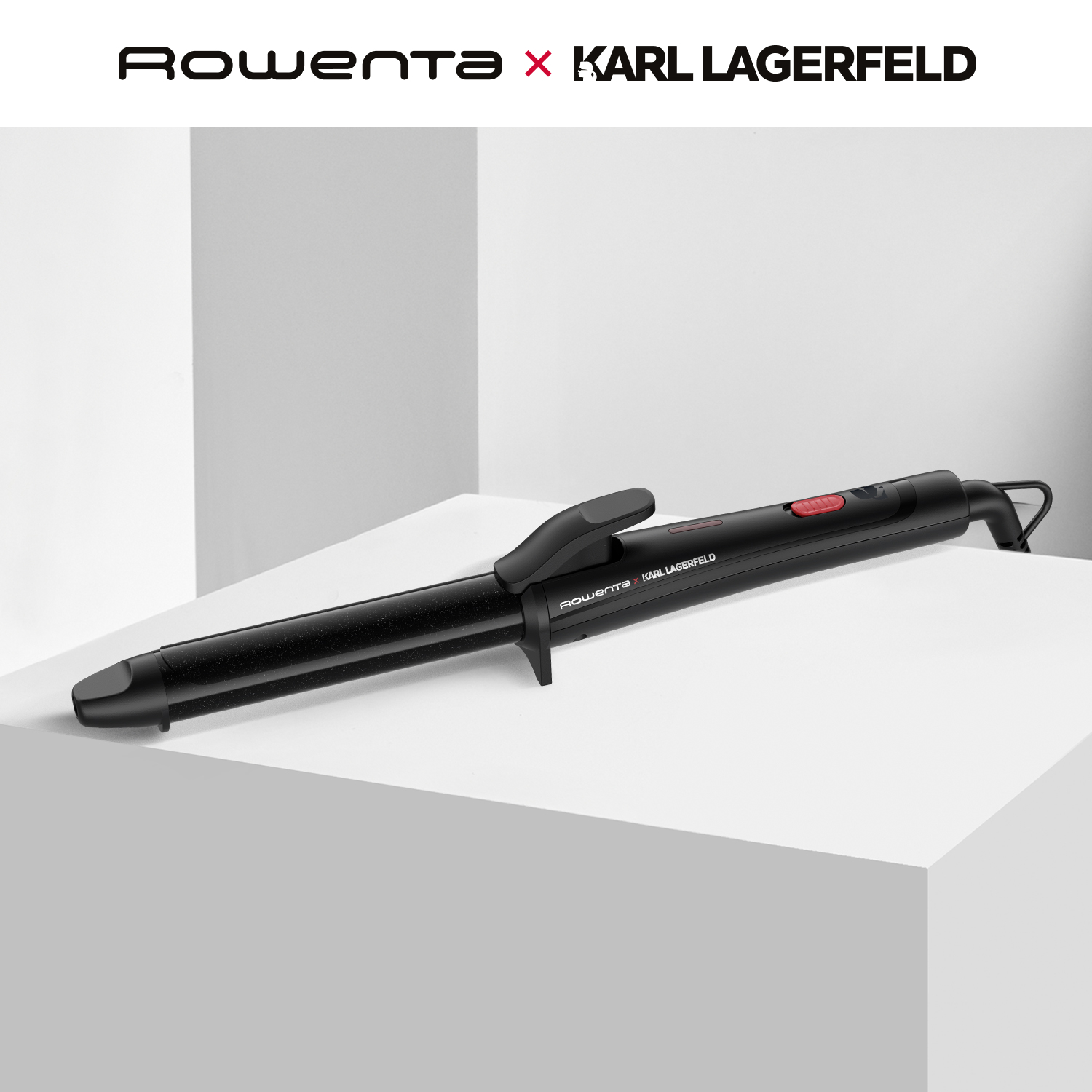 Электрощипцы Rowenta Karl Lagerfeld CF321LF0, черный