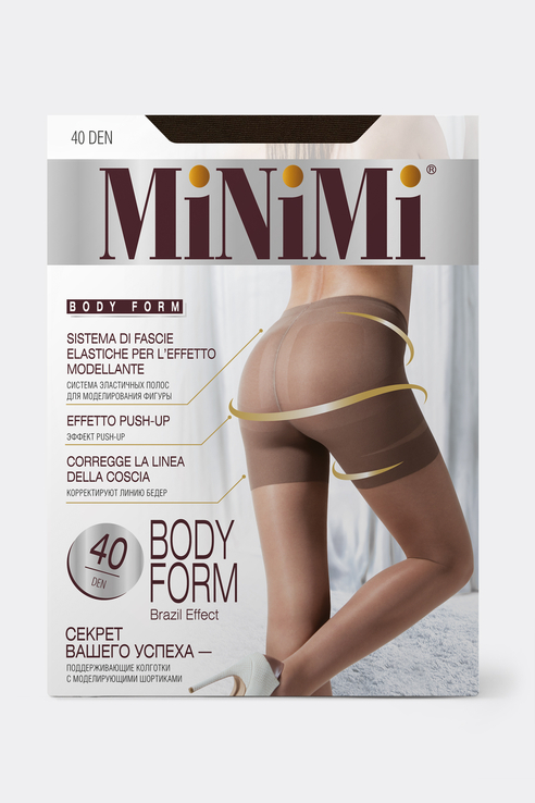 Колготки женские Minimi Basic BODY FORM 40 Mineral серые 3
