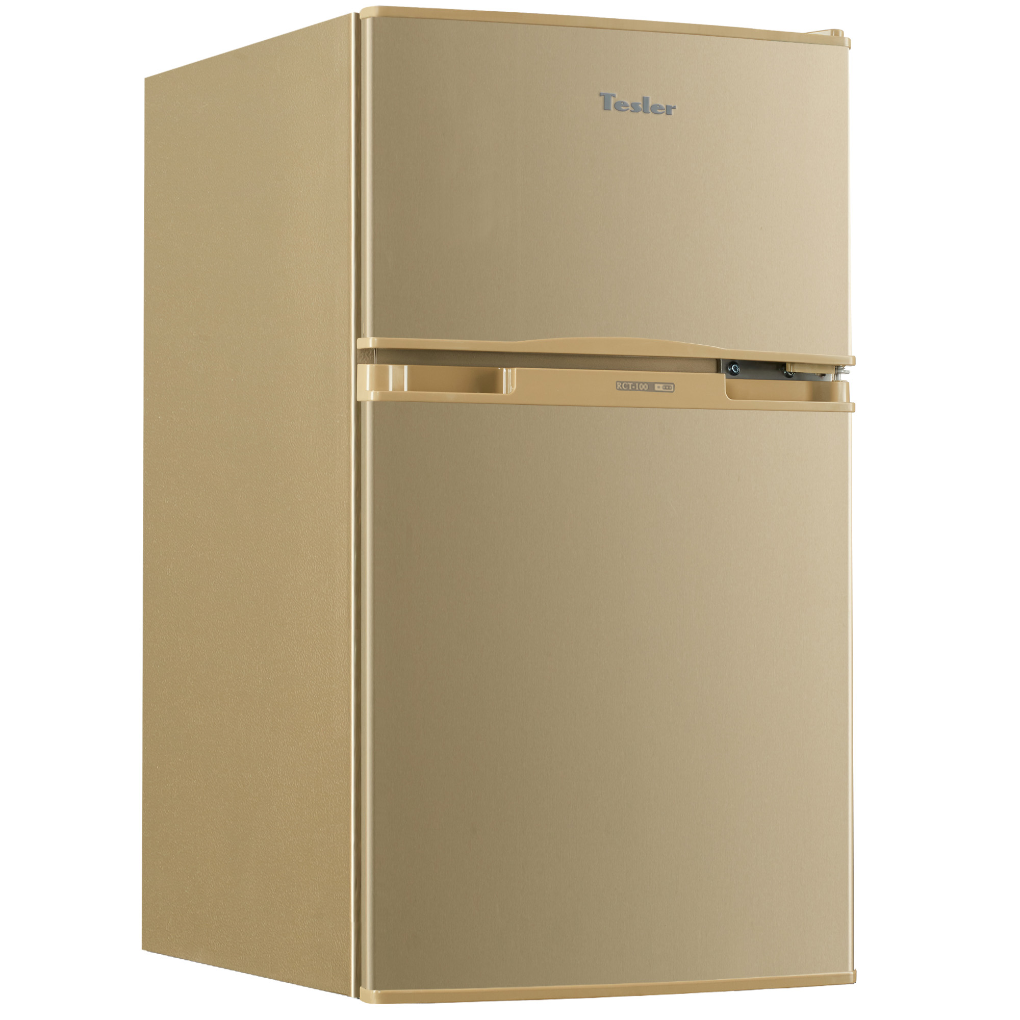 Холодильник TESLER RCT-100 золотистый