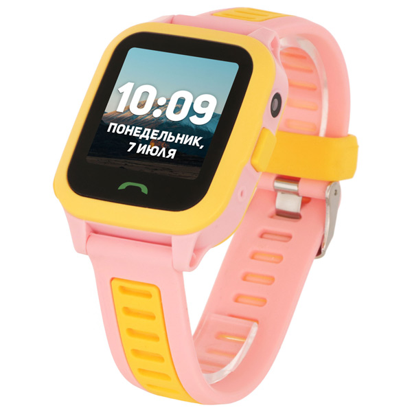 Детские смарт-часы GEO ACTIVE Yellow/Pink (GEO-G-W03PNK)