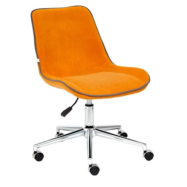 Кресло компьютерное офисное на колесиках подростковое Tetchair STYLE оранжевый