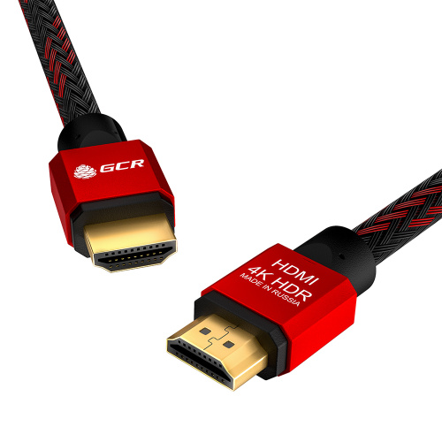 Кабель GCR GCR-HM481 HDMI - HDMI 0.5м Black/Red