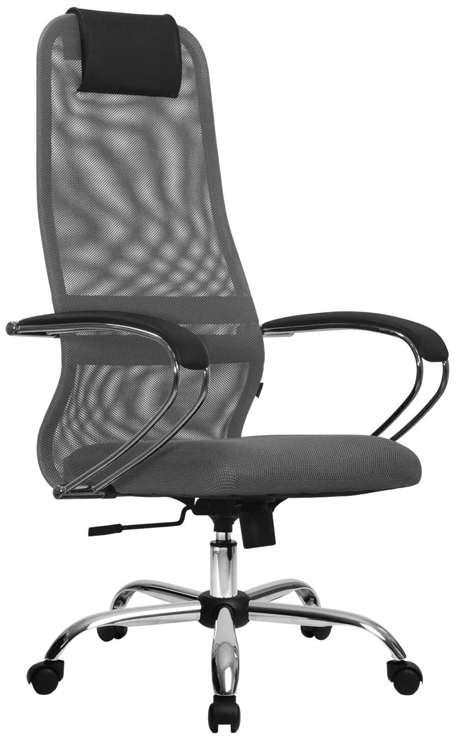 Кресло компьютерное SU-B-8/подл.131/осн.003 Светло-серый/Светло-серый