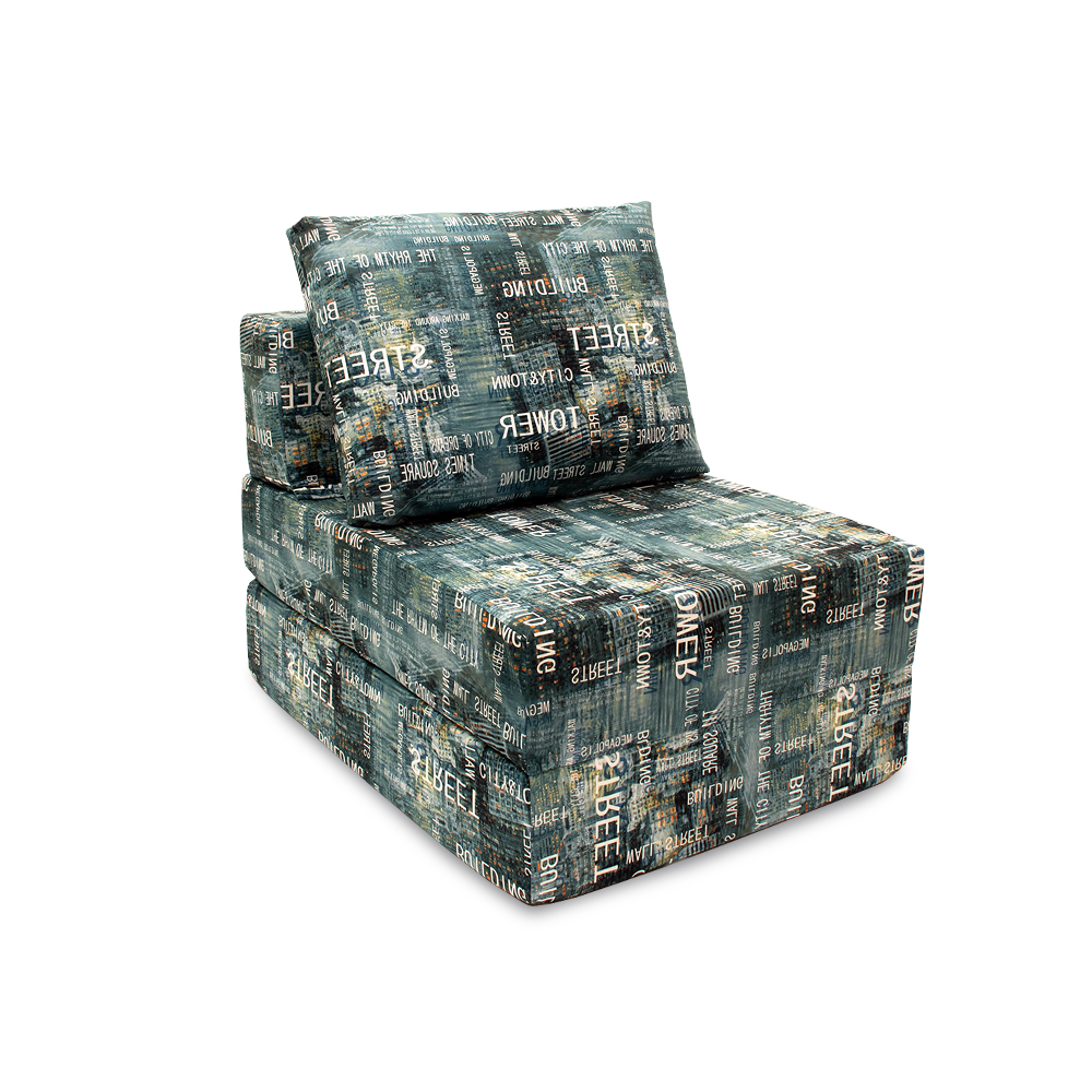 Кресло-кровать FREEFORM ОКТА велюр разноцветный. Централ лагуна