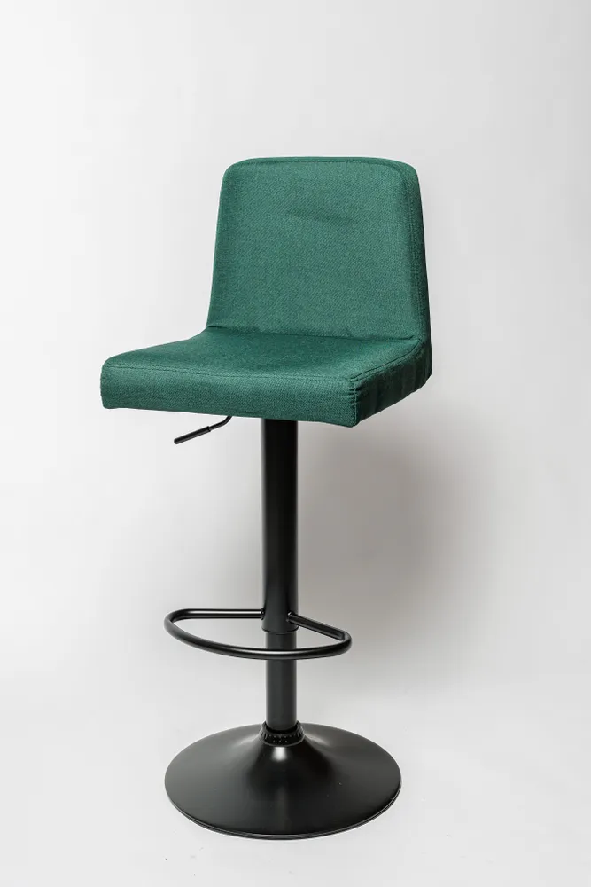 Барный стул ЦМ BN-1280P зеленый, ткань