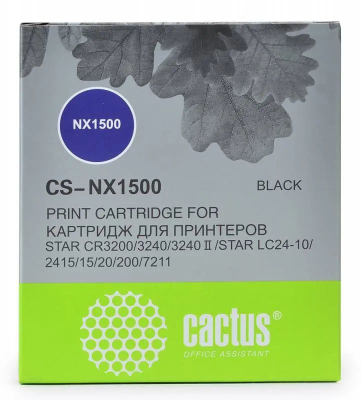 Картридж для матричного принтера CACTUS CS-NX1500 () черный, совместимый