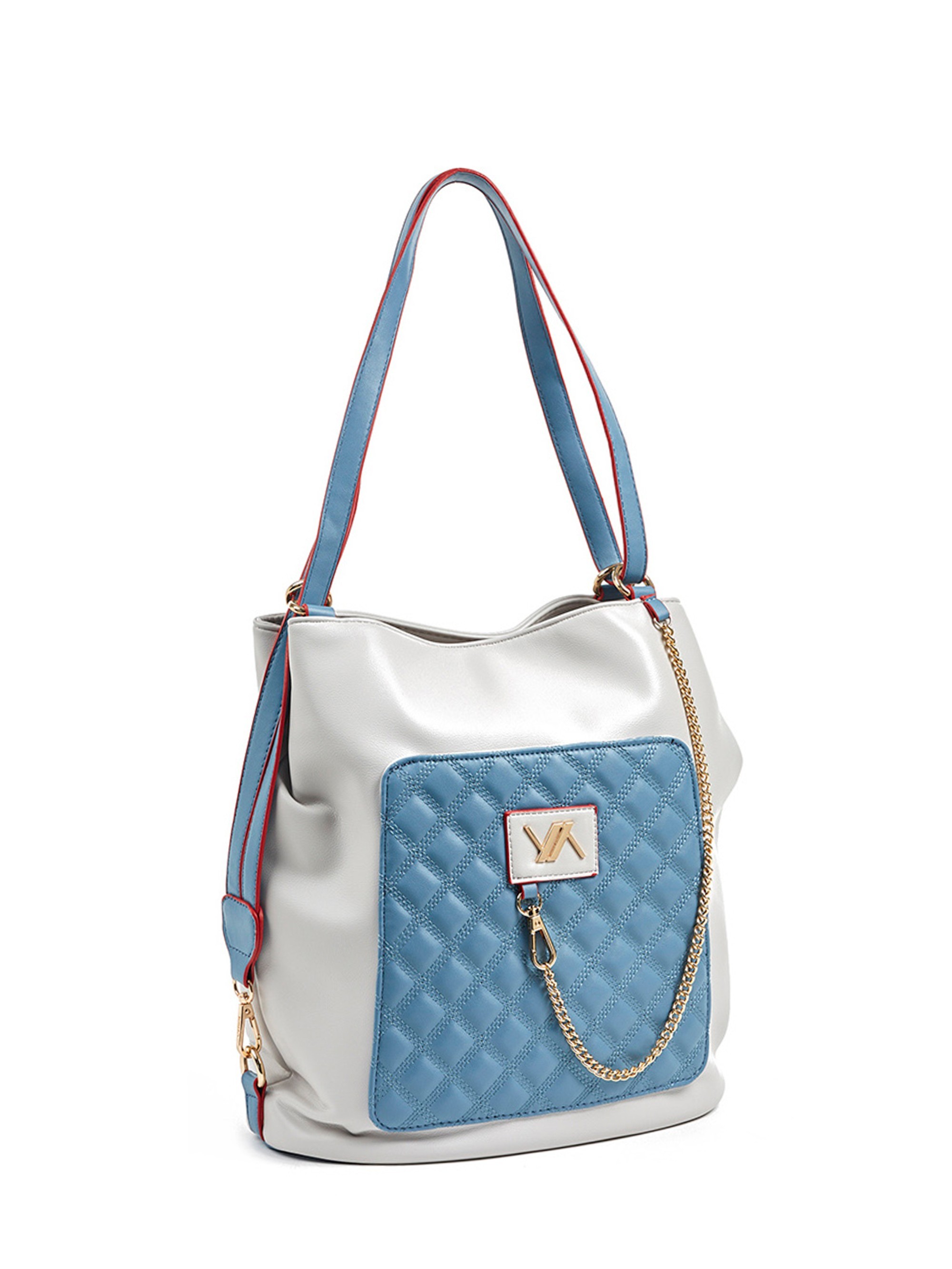 Сумка-рюкзак женская VERDE 6316ve-16, blue/grey
