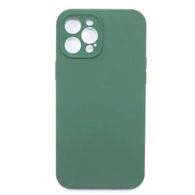 Чехол iPhone 12 Pro Silicone Темно-зеленый