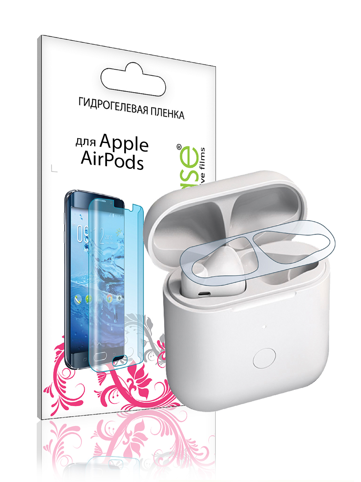 Защитная гидрогелевая пленка luxcase для Apple AirPods