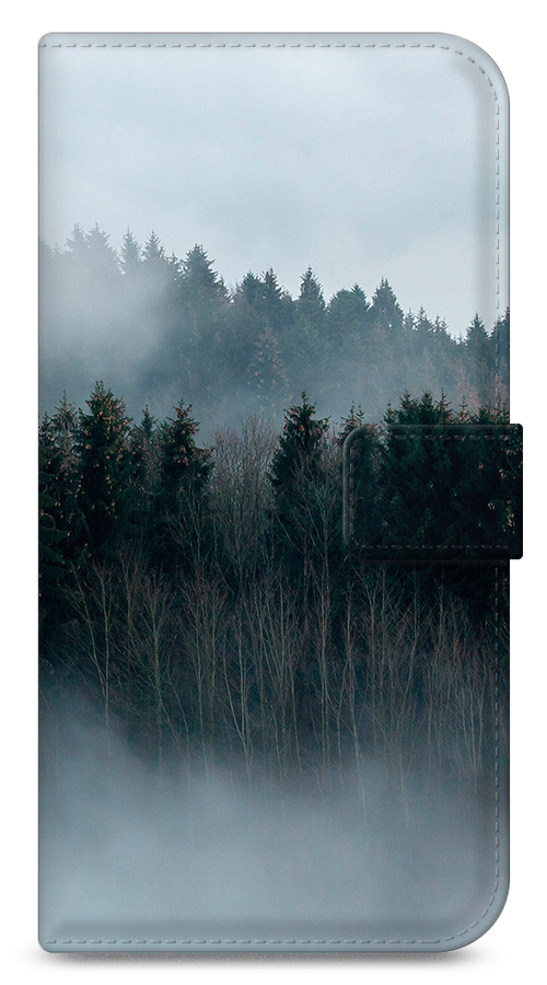 Чехол Awog на Realme C21Y/C25Y "Лес в голубом тумане"