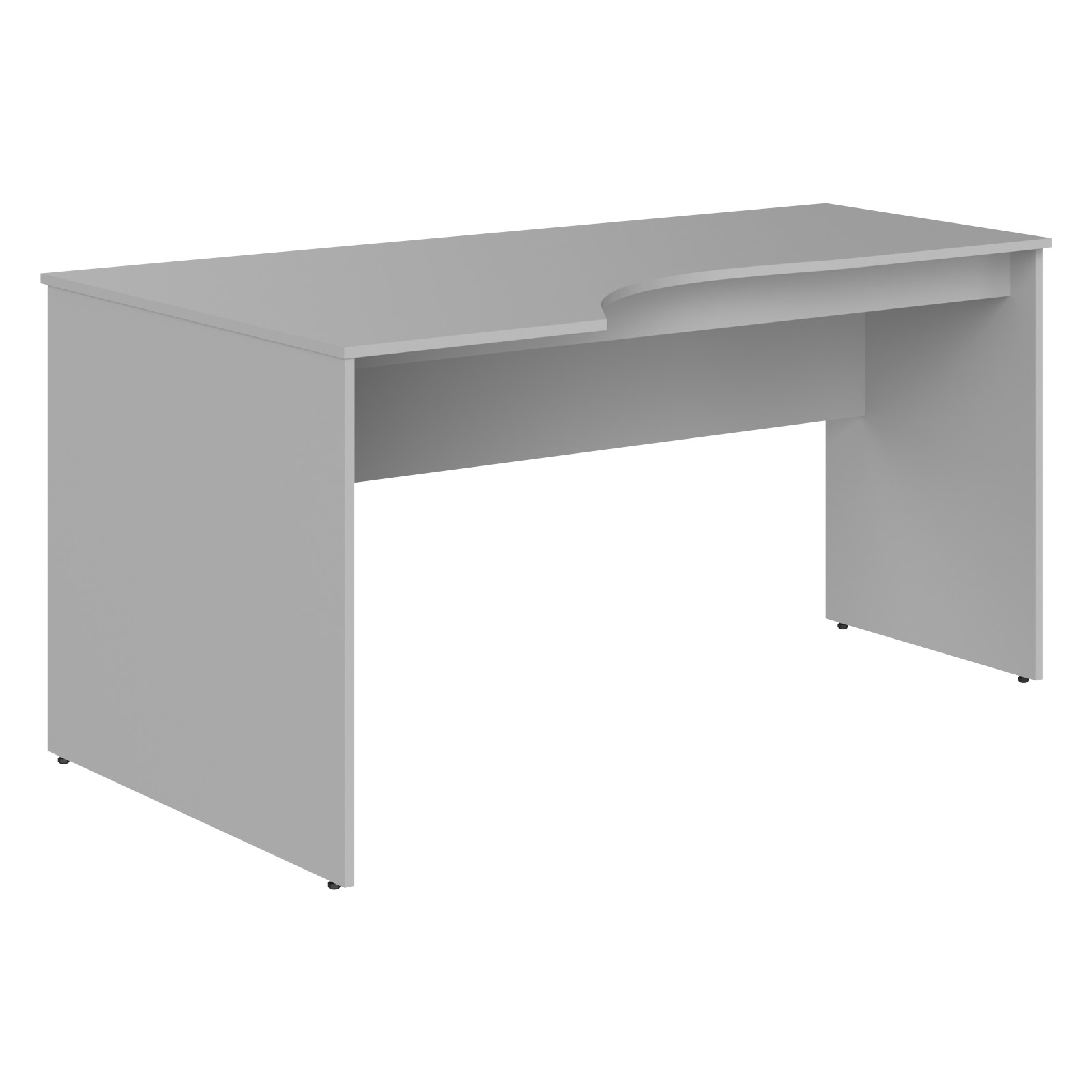 Угловой компьютерный стол Skyland SET160-1 L 160x90x76 см., серый, левый